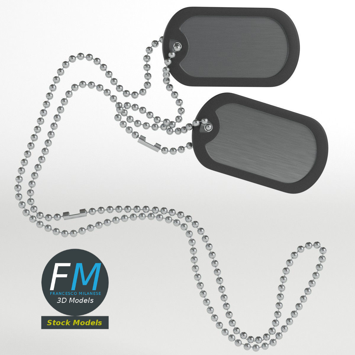 Dog tags 3D model | CGTrader