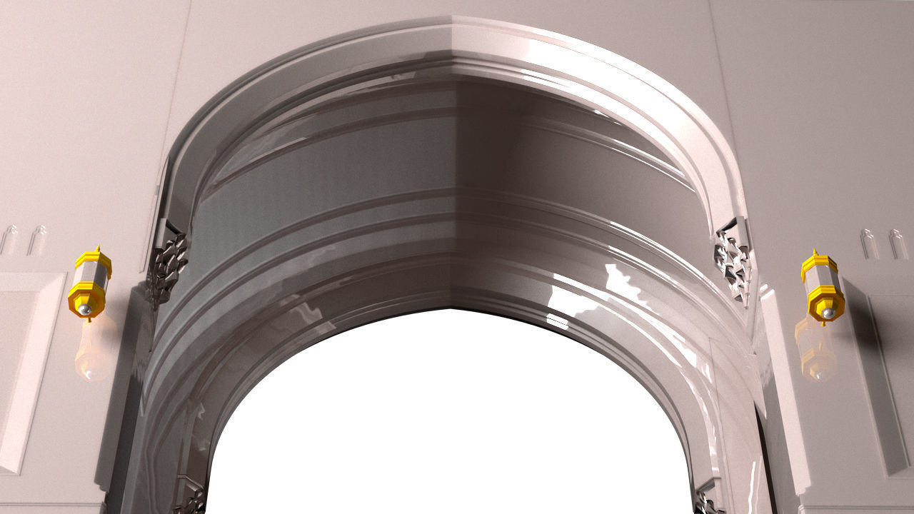 Islamic Gate 3D model | CGTrader