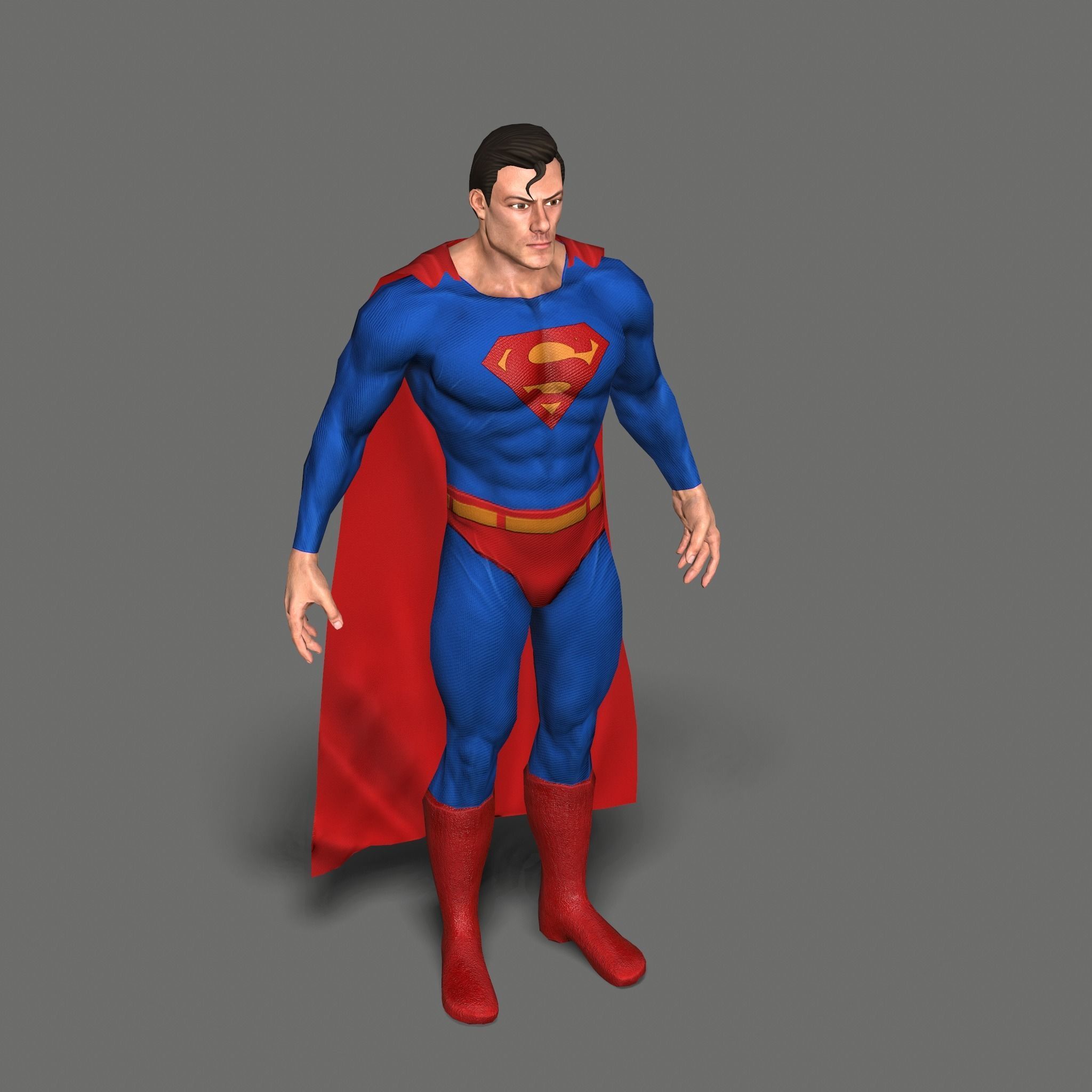 3D model Superman VR / AR / low-poly | CGTrader