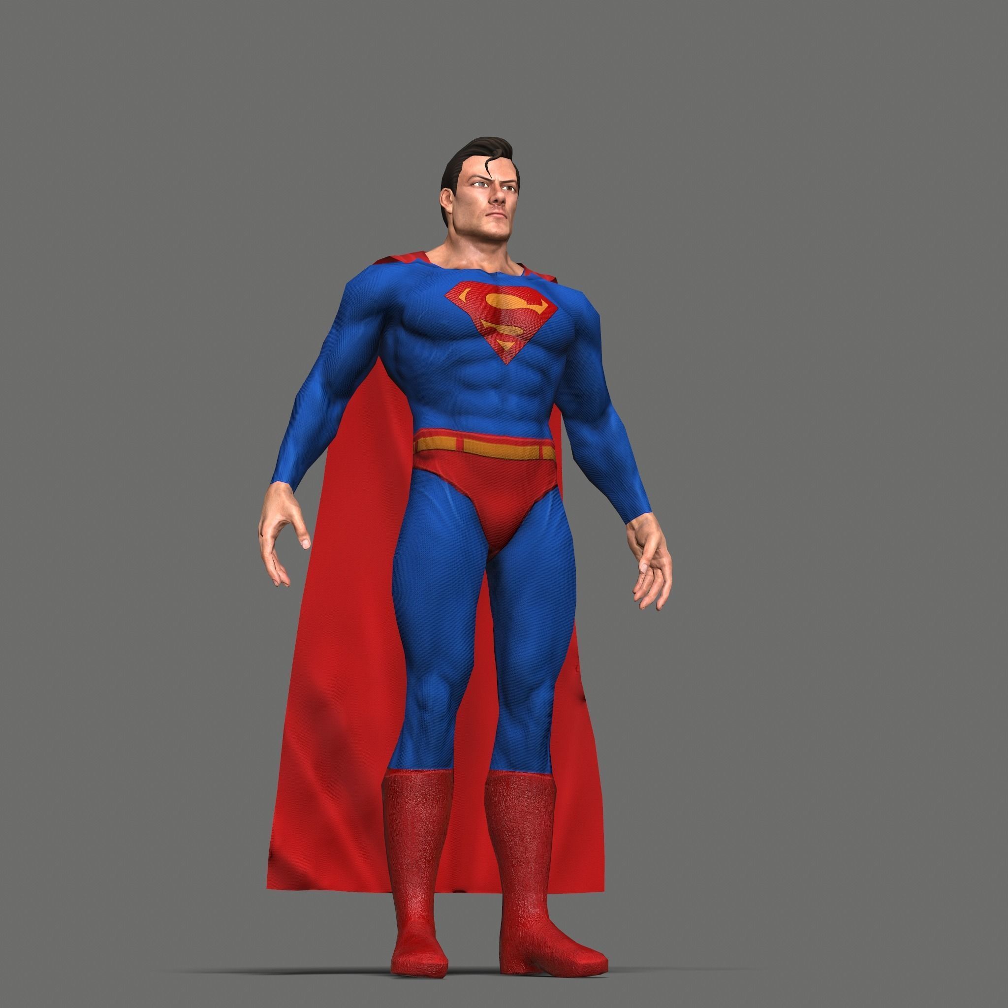 3D model Superman VR / AR / low-poly | CGTrader