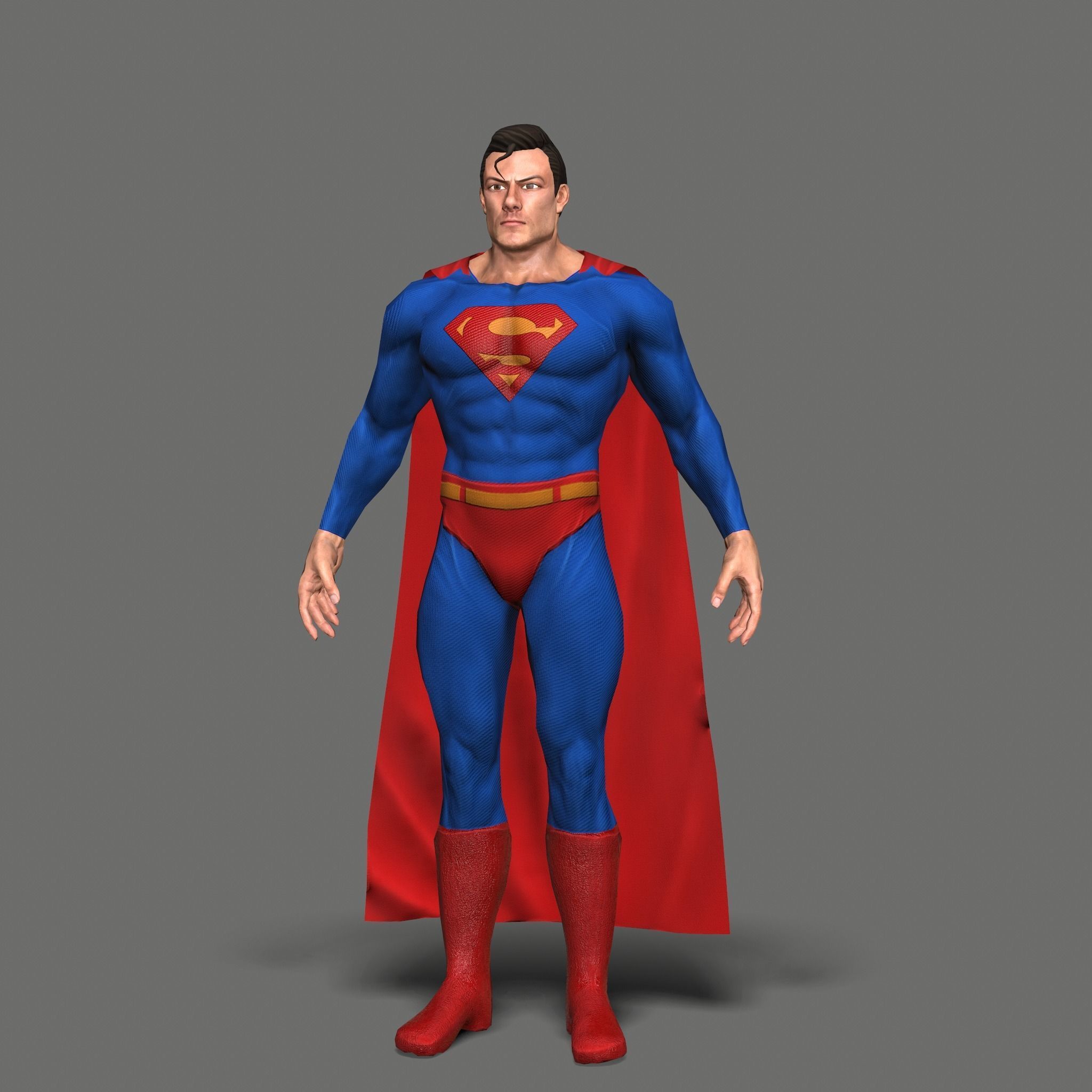 3D model Superman VR / AR / low-poly | CGTrader
