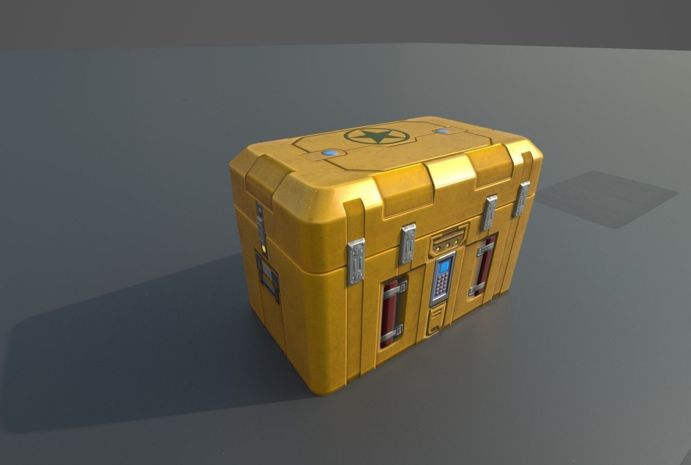 3D model Low poly container and scfi box VR / AR / low-poly | CGTrader