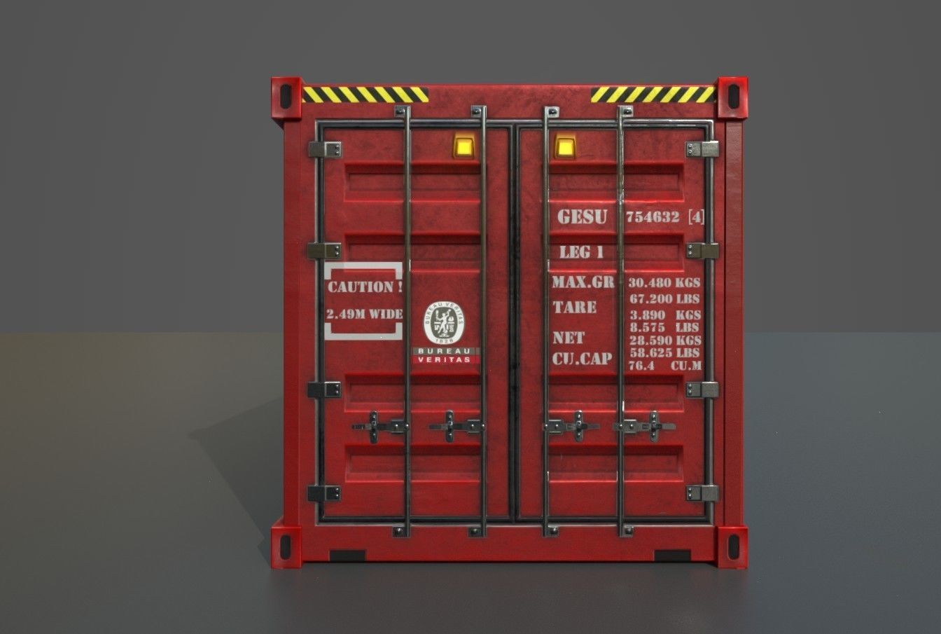 3D model Low poly container and scfi box VR / AR / low-poly | CGTrader