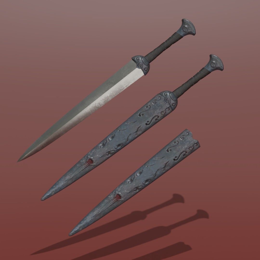 3D model Warlock Dagger VR / AR / low-poly | CGTrader