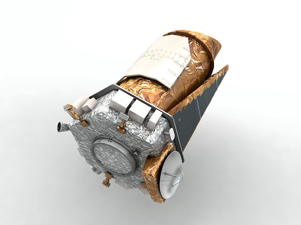 3D model Kepler Space Telescope VR / AR / low-poly | CGTrader