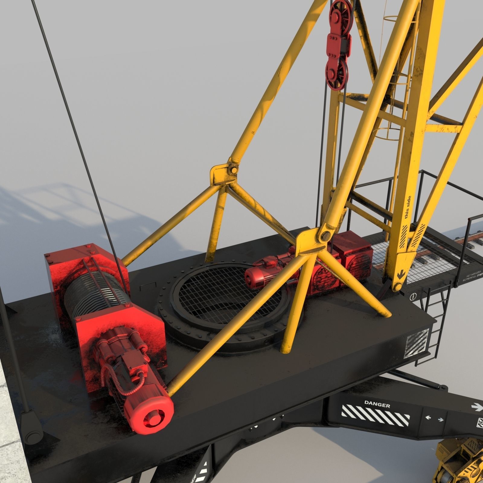 3D model Tower Crane Pack VR / AR / low-poly | CGTrader