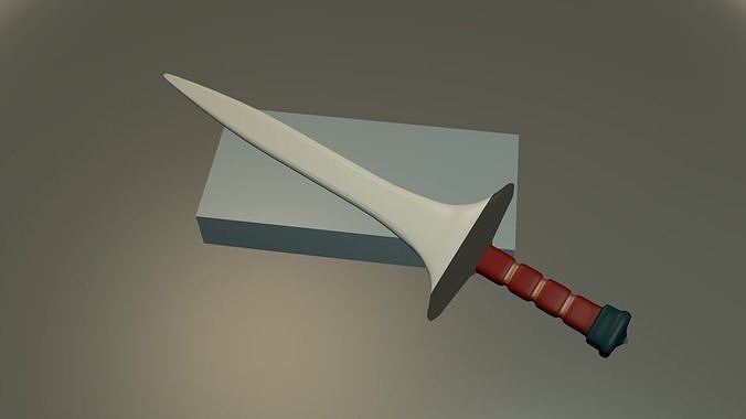 Simple sword free 3D model | CGTrader