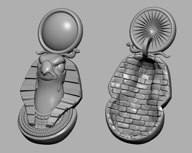 Ra pendant 3D model 3D printable | CGTrader