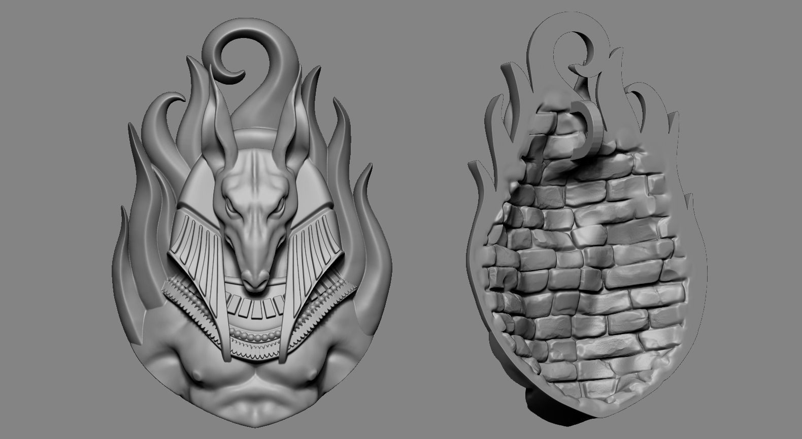 Seth pendant 3D model 3D printable | CGTrader