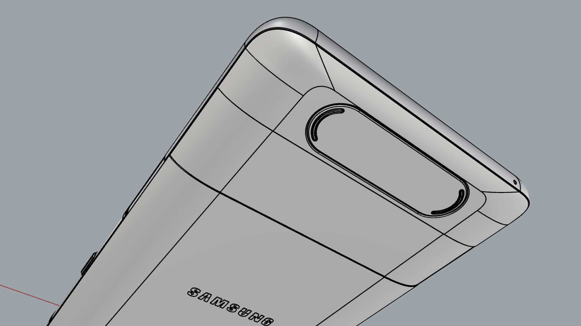 Samsung Galaxy A80 Phantom Black 3D model | CGTrader