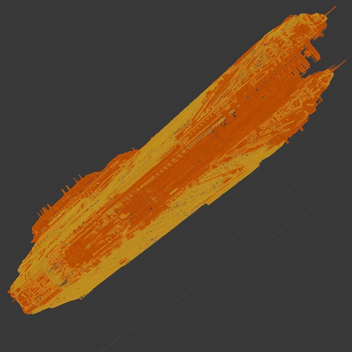 Heavy Space Carrier 3D model | CGTrader