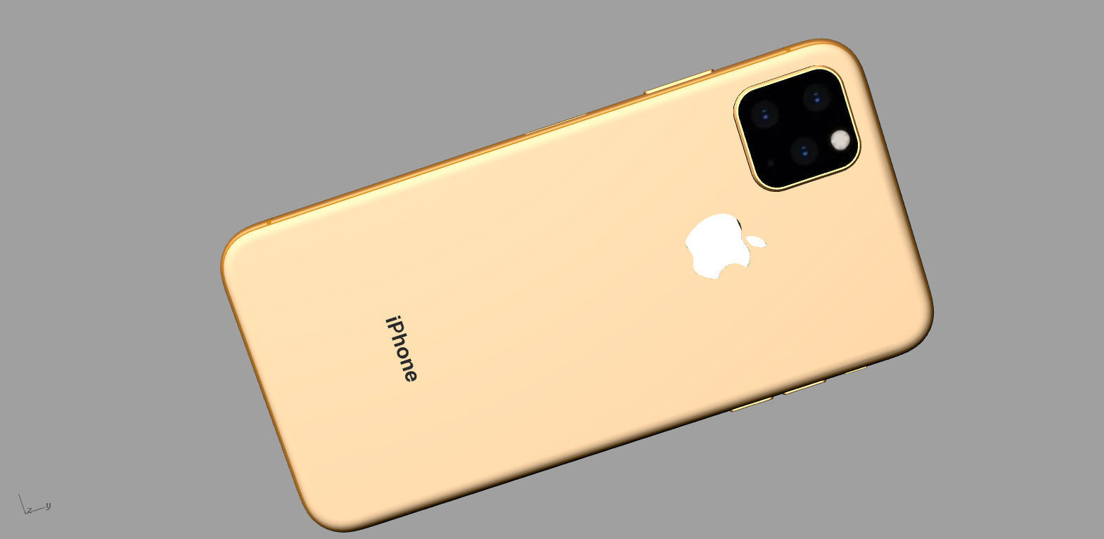 3D model 2019 iphone XI Max gold VR / AR / low-poly | CGTrader