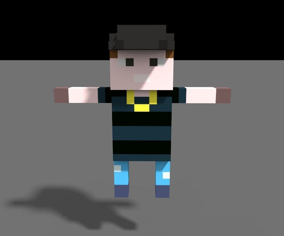 Lowpoly Rapper Boy 3D model | CGTrader