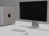 Apple Mac Pro 2019 And DXR Display and Magic Keyboard Mouse PBR free 3D ...
