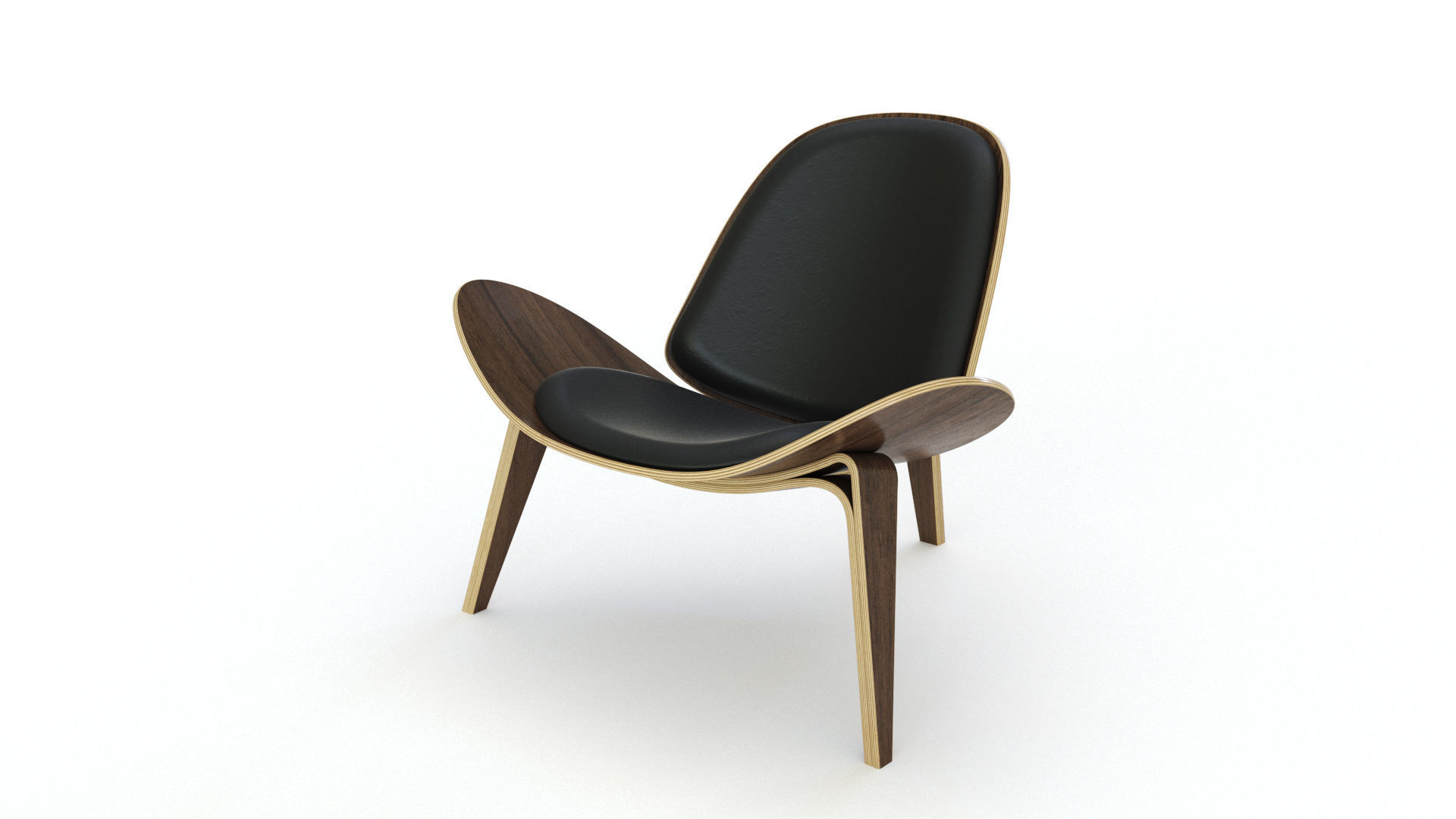 Shell Chair 3D model | CGTrader