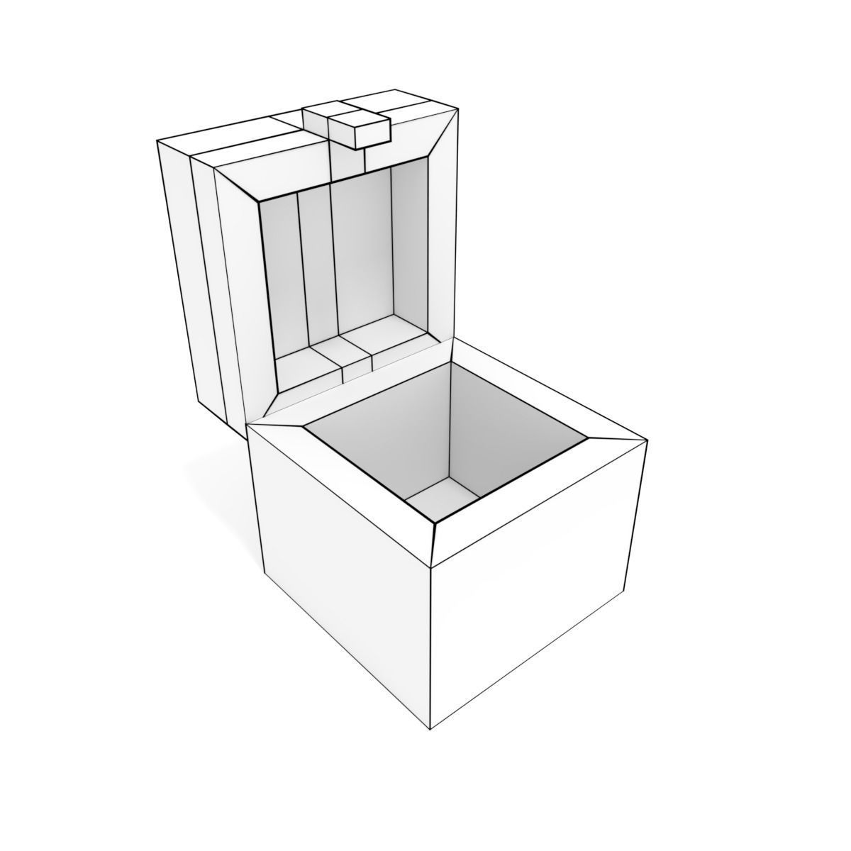 Minecraft Chest 3D model 3D printable | CGTrader