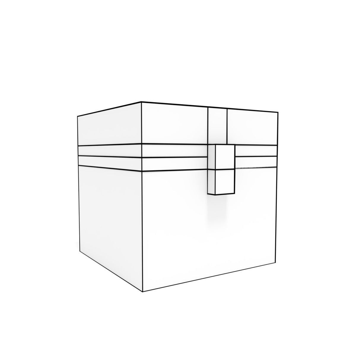 Minecraft Chest 3D model 3D printable | CGTrader