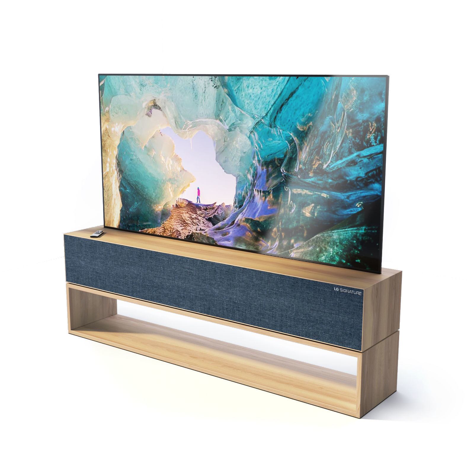 LG Signature Oled TV R 3D model | CGTrader