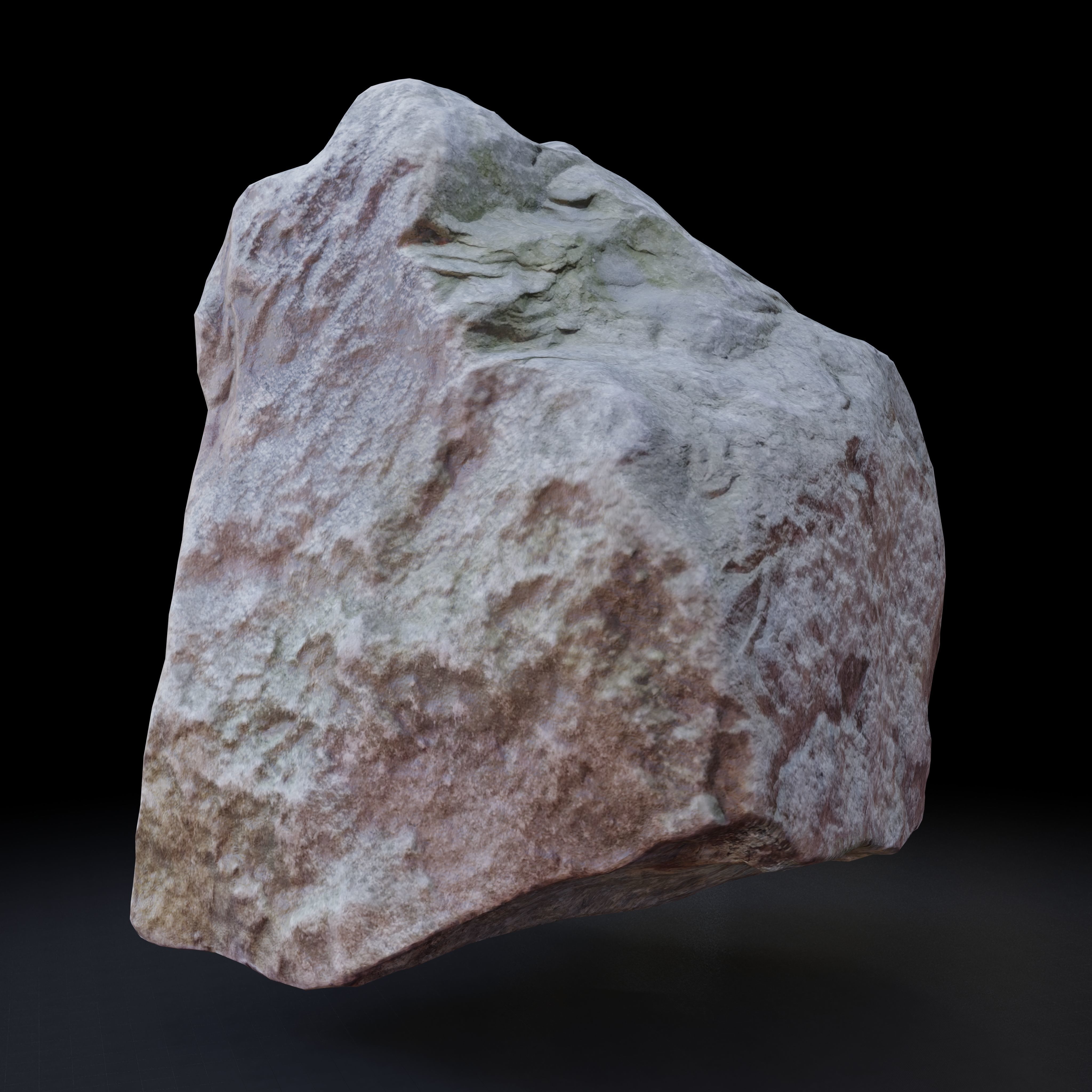 3D model Rock 3D model - Photoscanned PBR Textures - Low and High VR ...