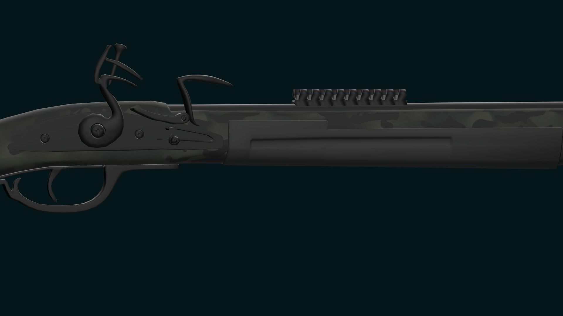 Tactical Musket 3D model | CGTrader