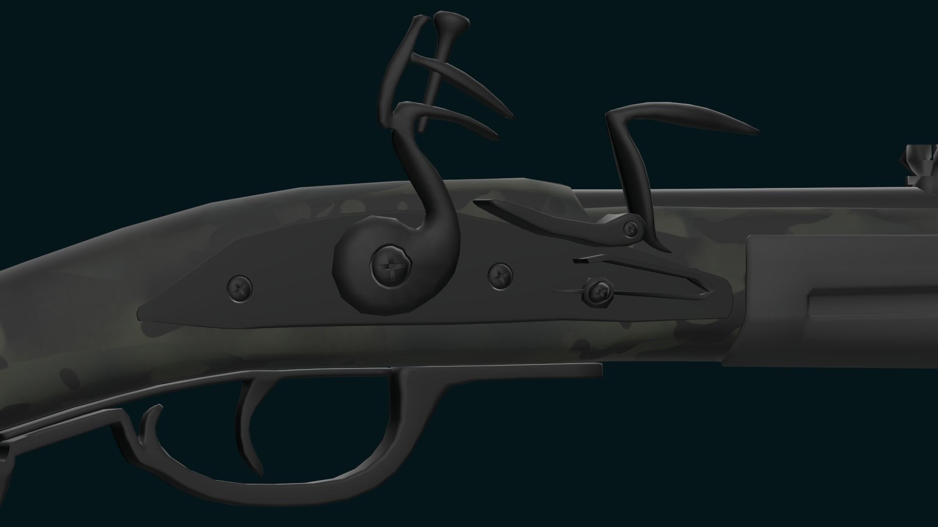 Tactical Musket 3D model | CGTrader