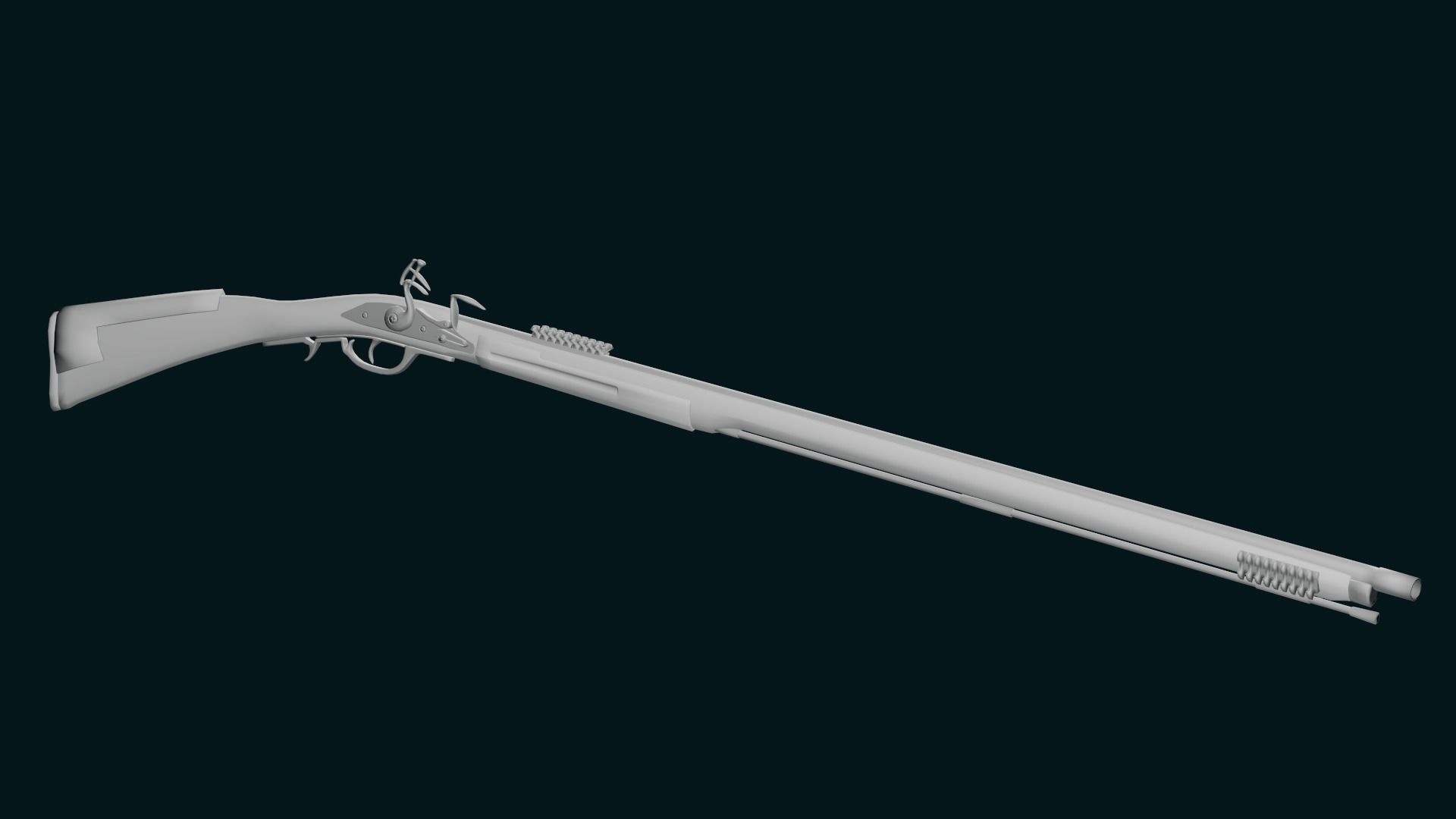 Tactical Musket 3D model | CGTrader
