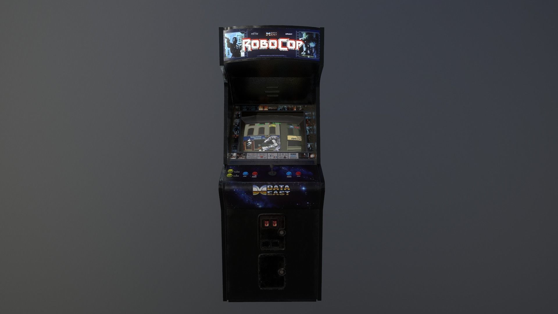 3D model Robocop Arcade Machine VR / AR / low-poly | CGTrader