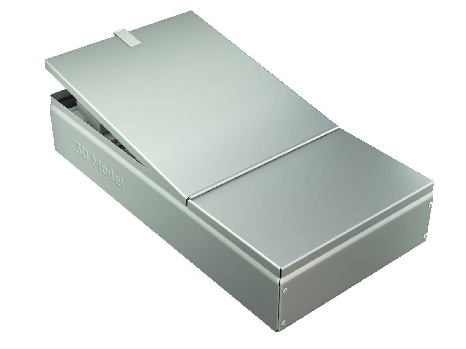 Safety Deposit Boxes with Money Stack 3D model | CGTrader