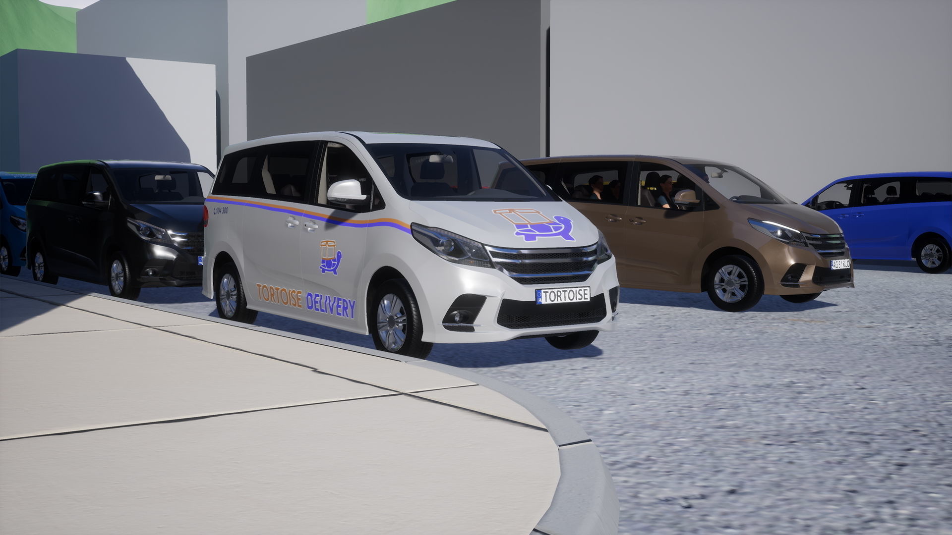 3D model Minivan Car VR / AR / low-poly rigged | CGTrader