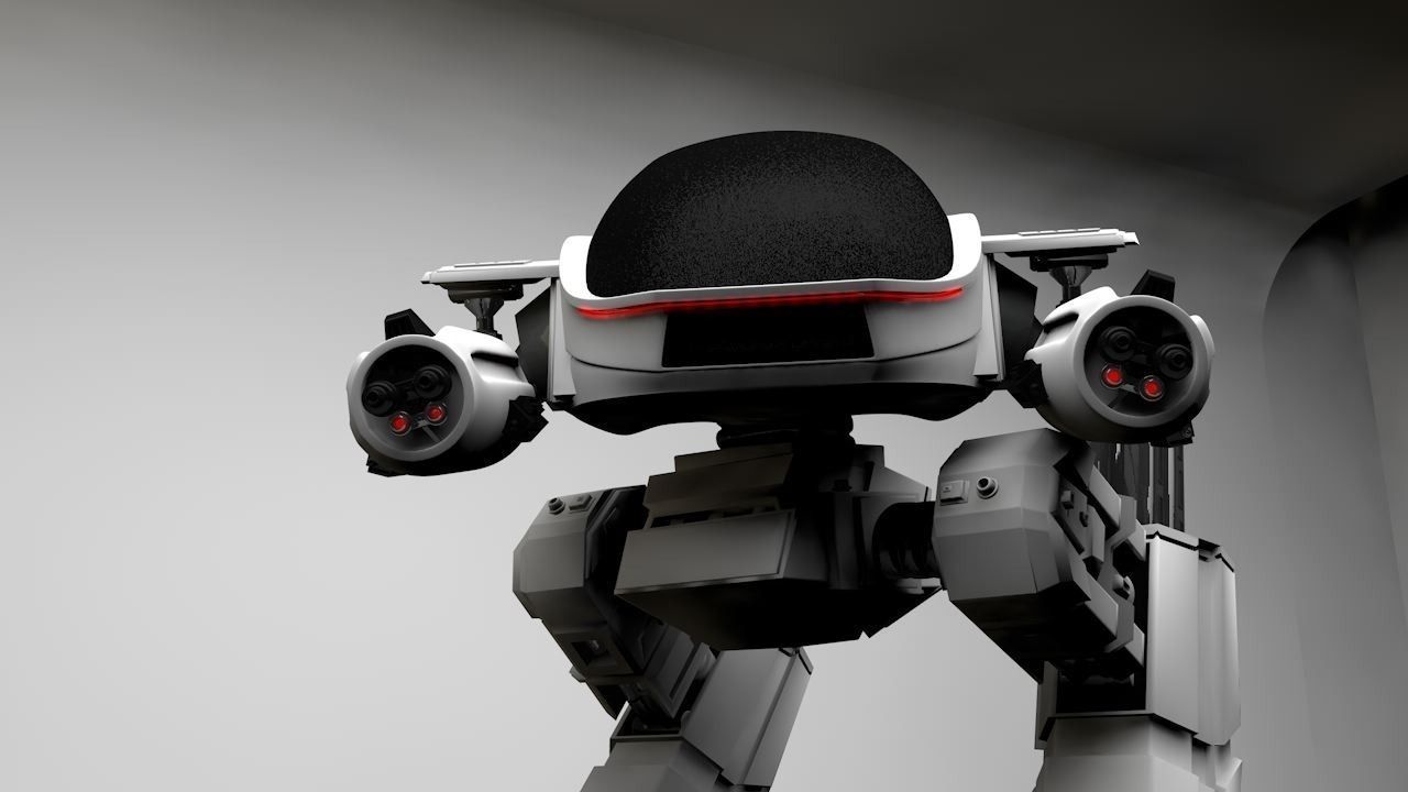 ED 209 3D model 3D printable | CGTrader