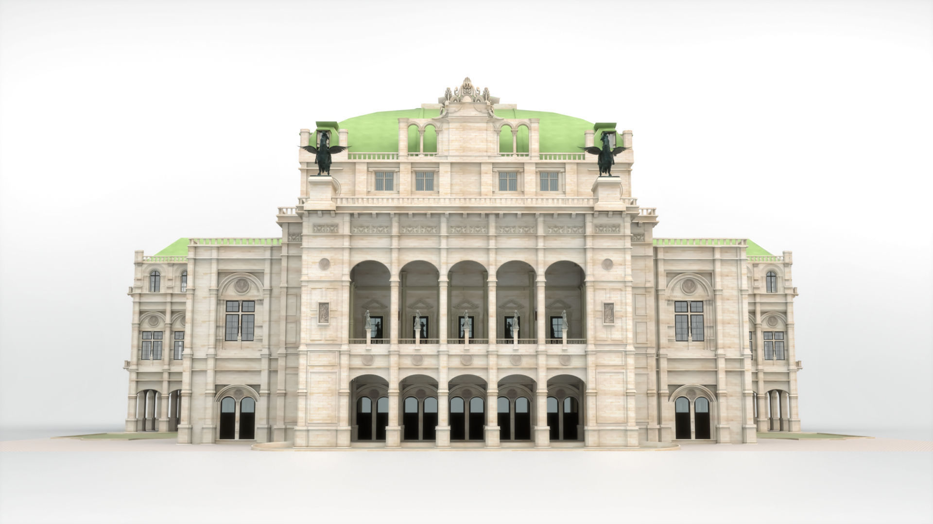 State opera building - Vienna Austria 3D model | CGTrader
