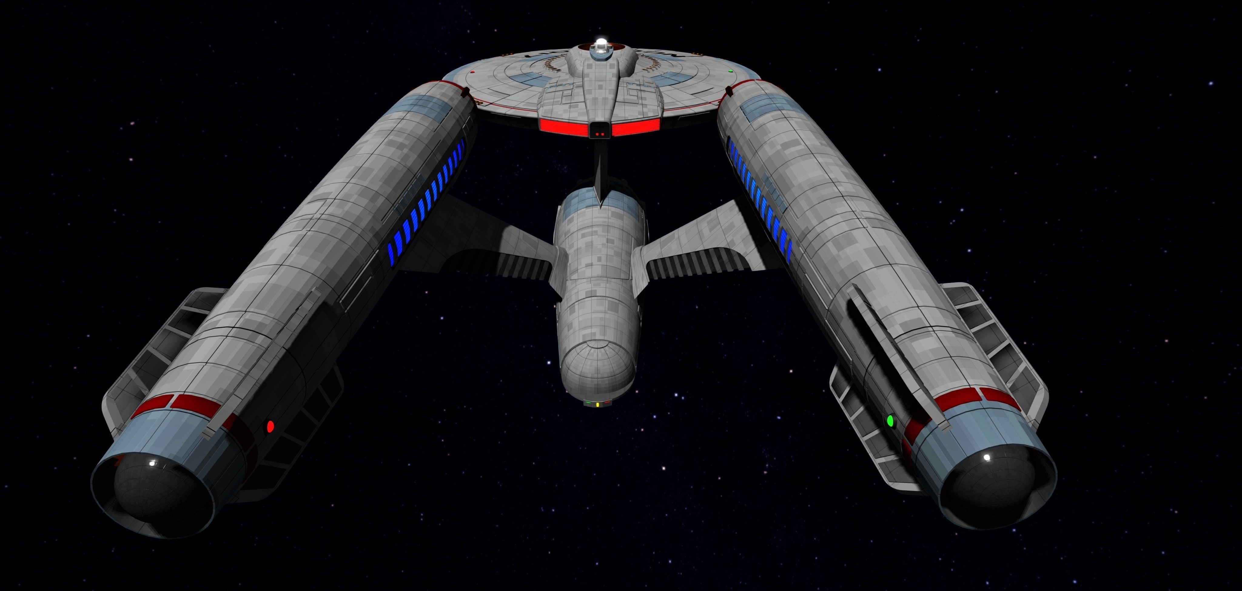 3D model STAR TREK - USS CONSTELLATION NCC-1017 VR / AR / low-poly ...