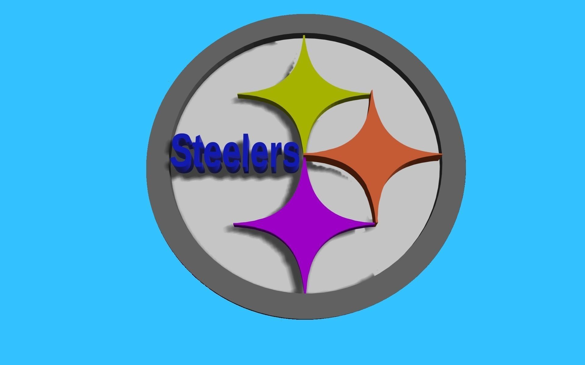 Steelers logo 3D model | CGTrader