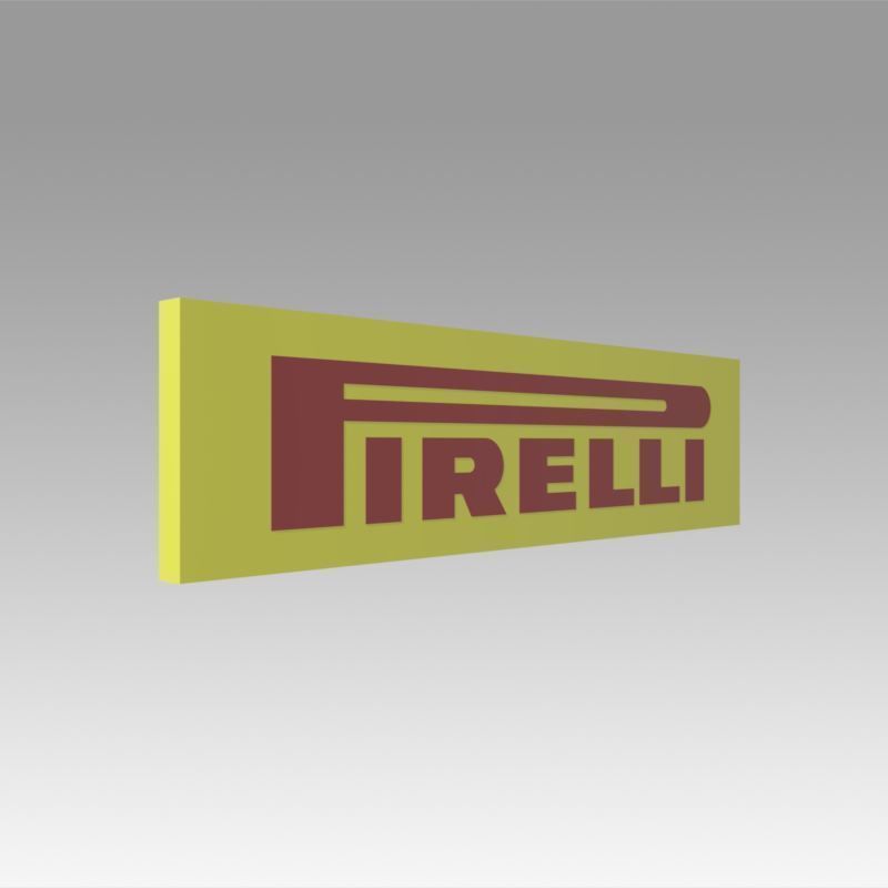 Pirelli logo 3D model | CGTrader
