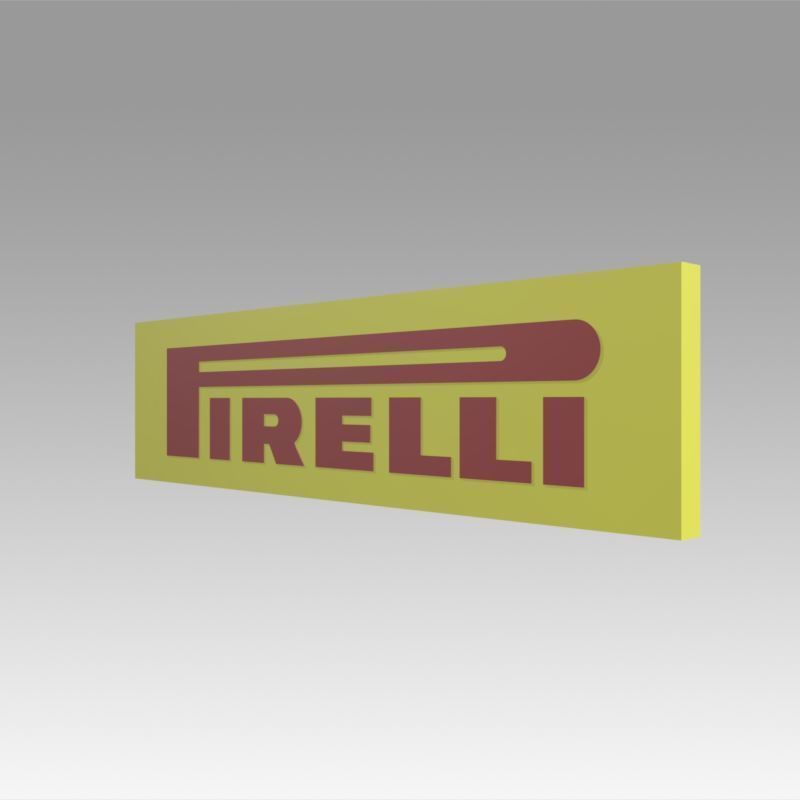 Pirelli logo 3D model | CGTrader