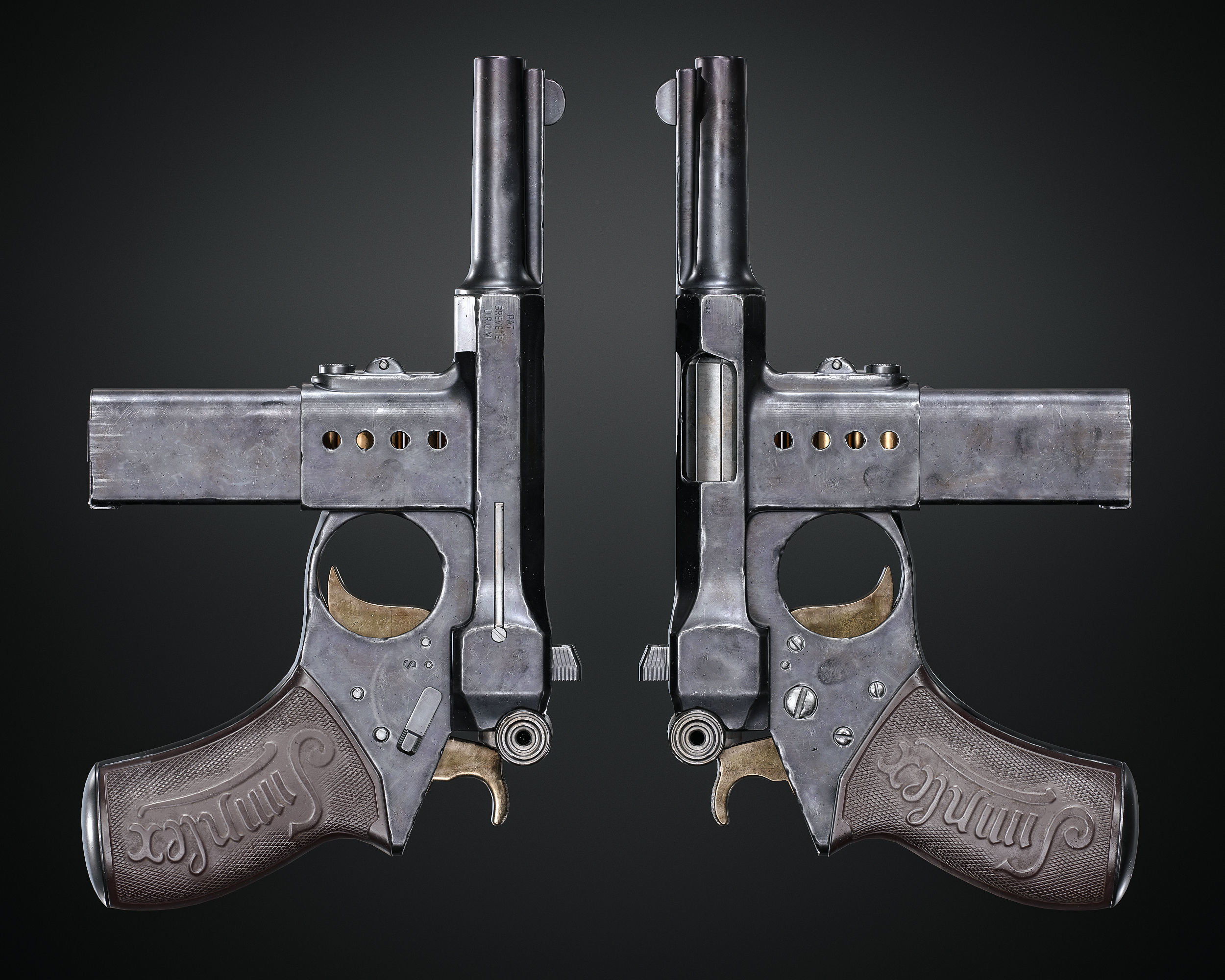 3D model Bergmann Simplex Pistol VR / AR / low-poly | CGTrader