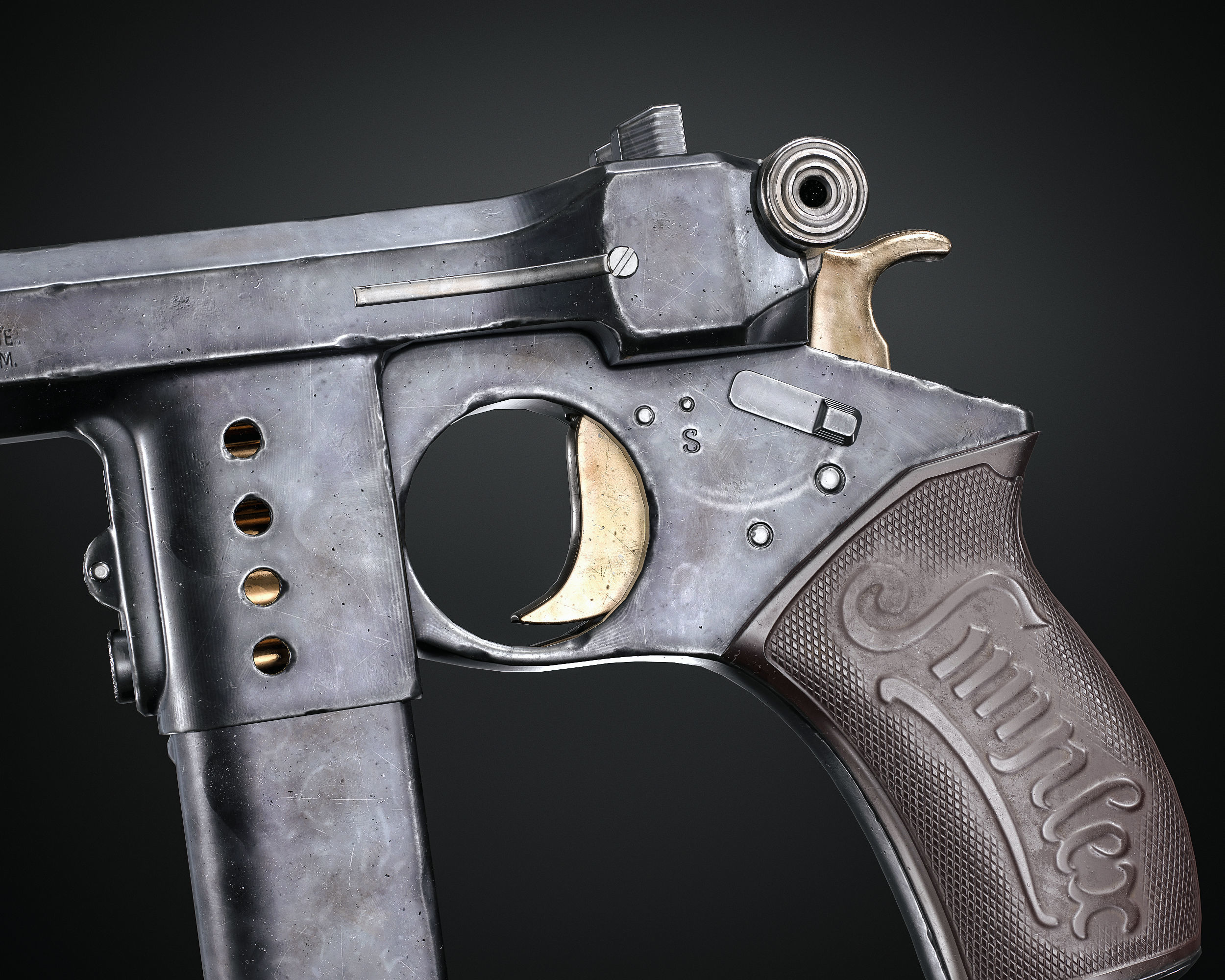 3D model Bergmann Simplex Pistol VR / AR / low-poly | CGTrader