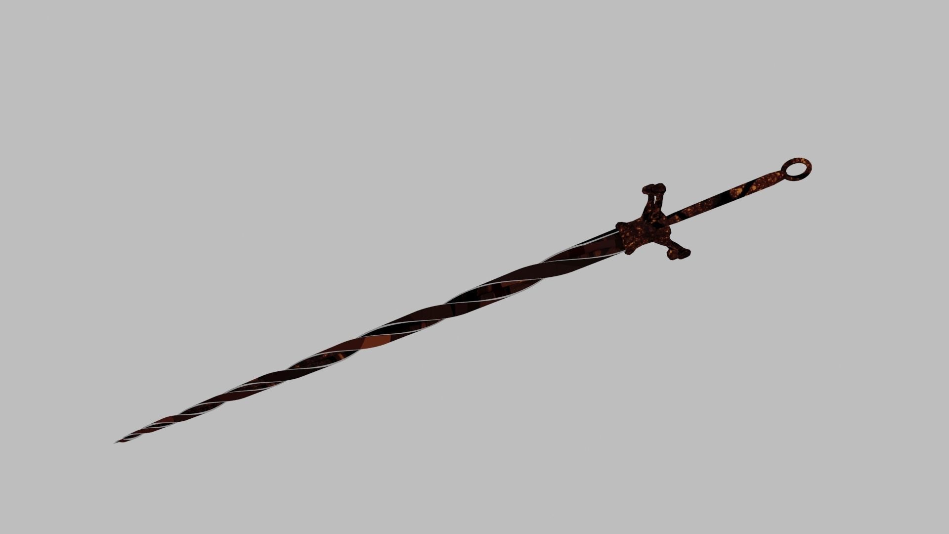 Coiled Sword of Dark Souls 3D model | CGTrader