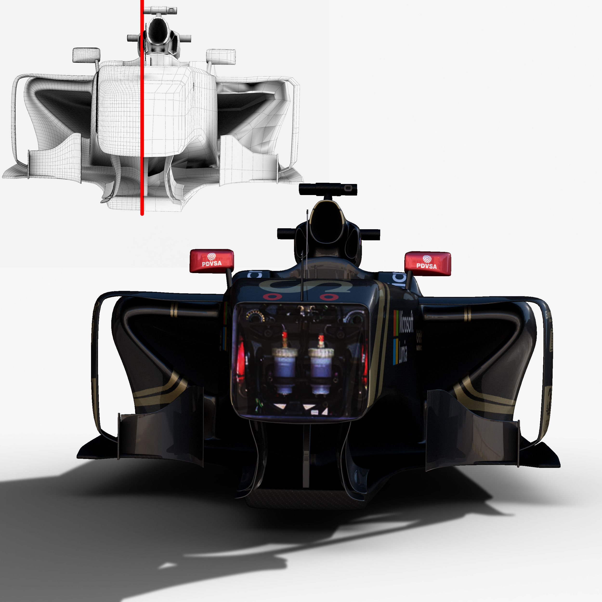 3D model Lotus E23 Monocoque VR / AR / low-poly | CGTrader