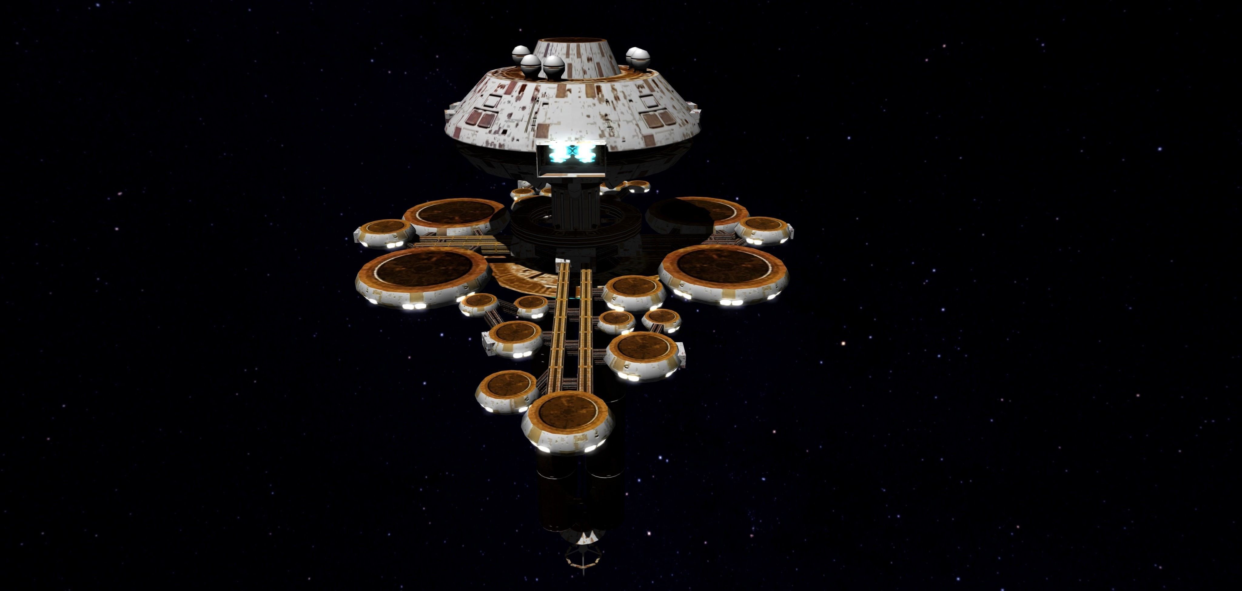 3D model STAR TREK - OFFICE SPACE STATION VR / AR / low-poly | CGTrader