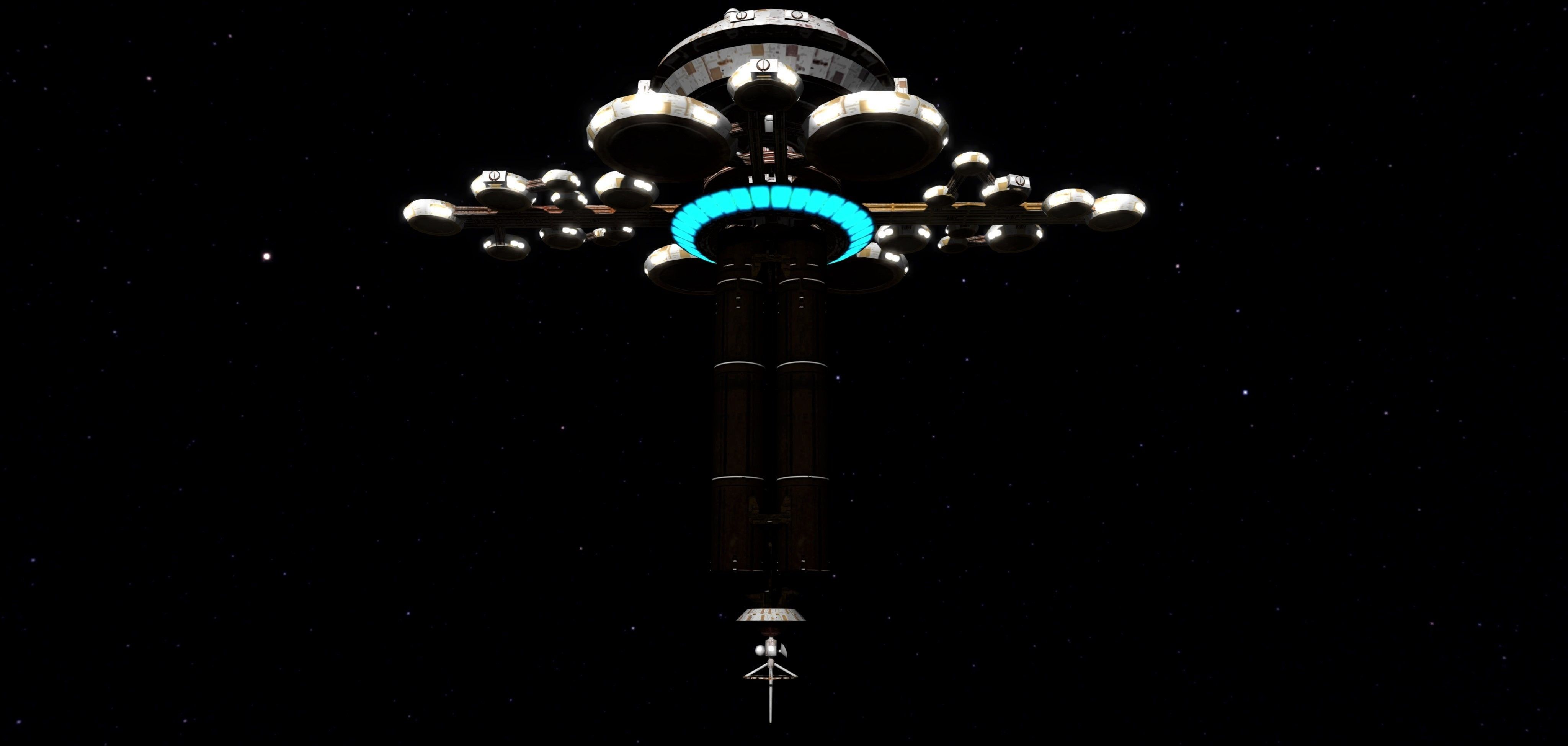 3D model STAR TREK - OFFICE SPACE STATION VR / AR / low-poly | CGTrader