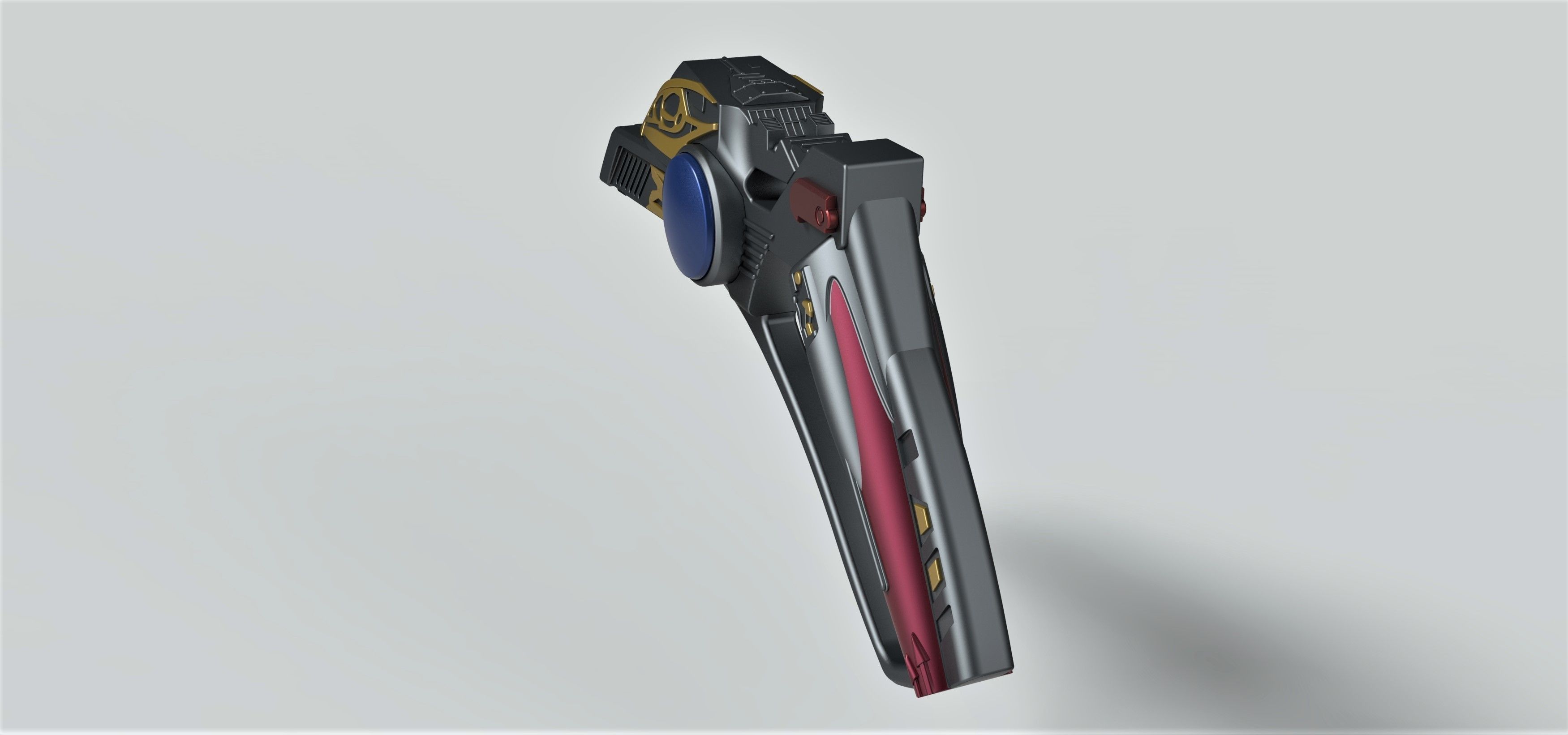 Hirogen Energy Pistol from Star Trek Voyager 3D model 3D printable ...