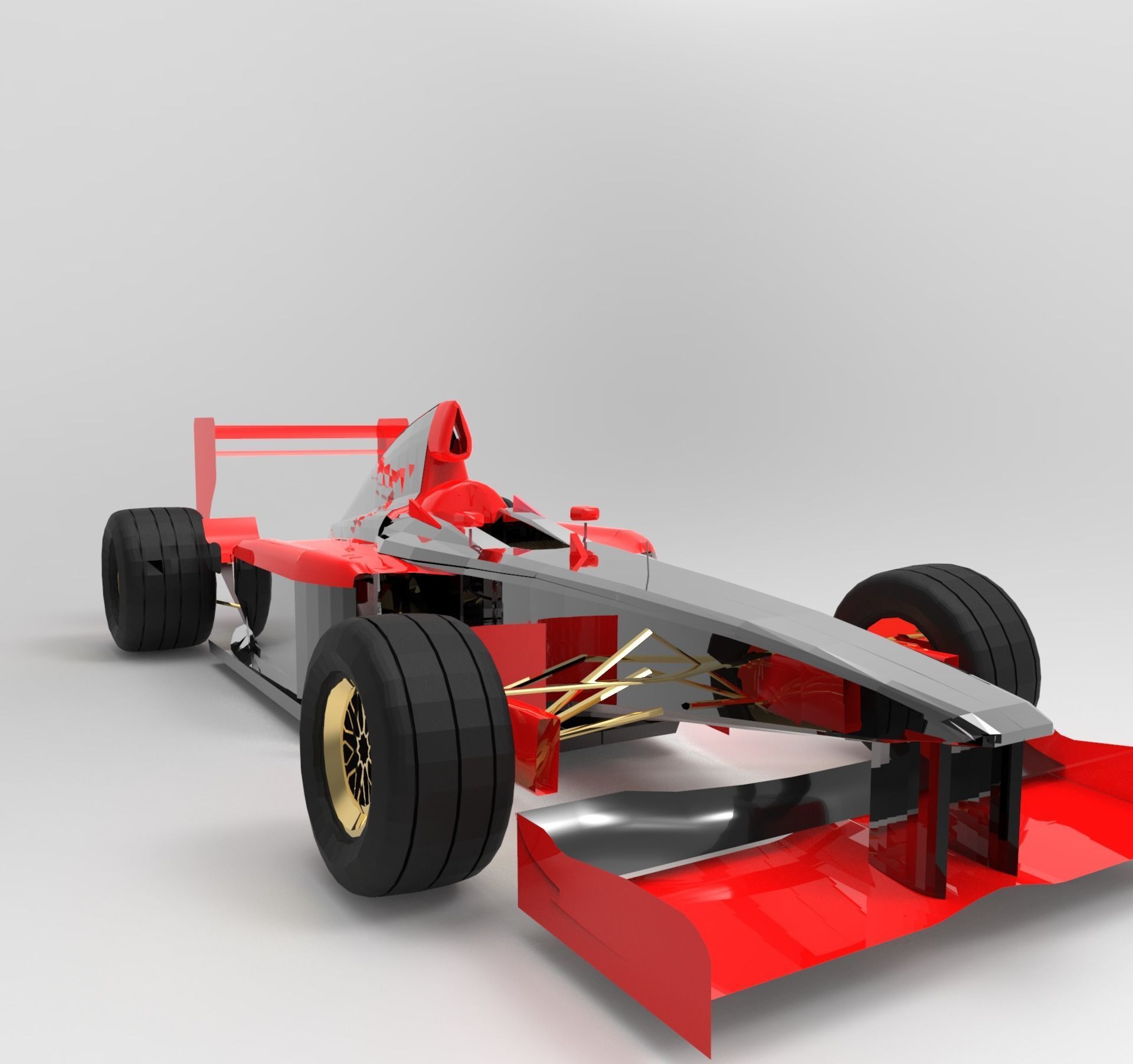 3D model FERRARI-F399 racing car VR / AR / low-poly | CGTrader