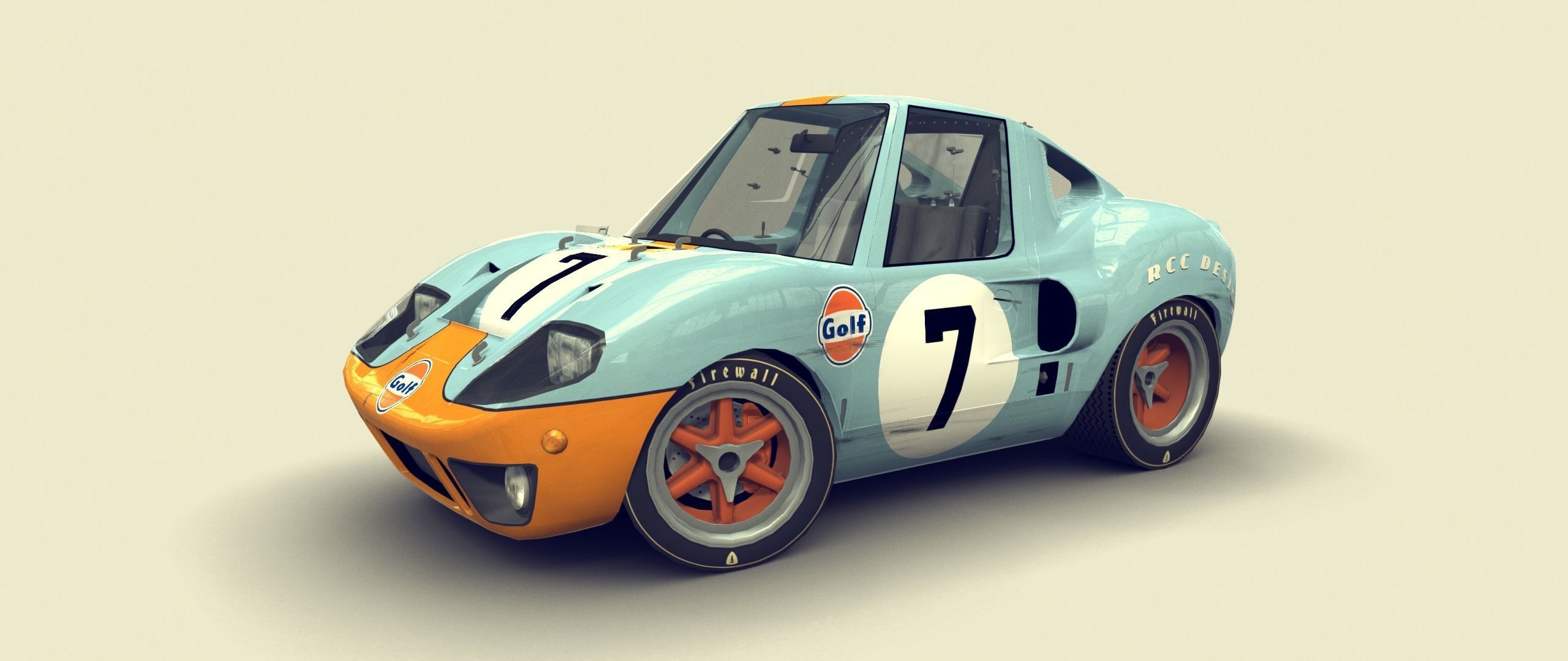 3D model Cartoon Prototype Car VR / AR / low-poly | CGTrader