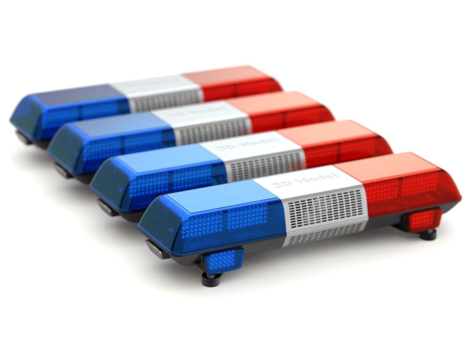 Emergency Light 3D model | CGTrader