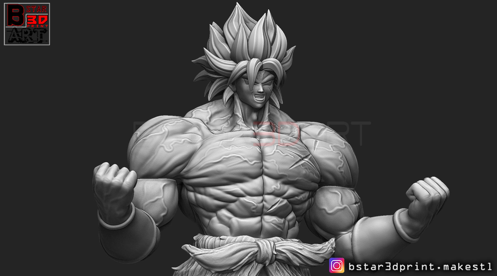 Broly version 01 - from Broly movie 2019 3D model 3D printable | CGTrader