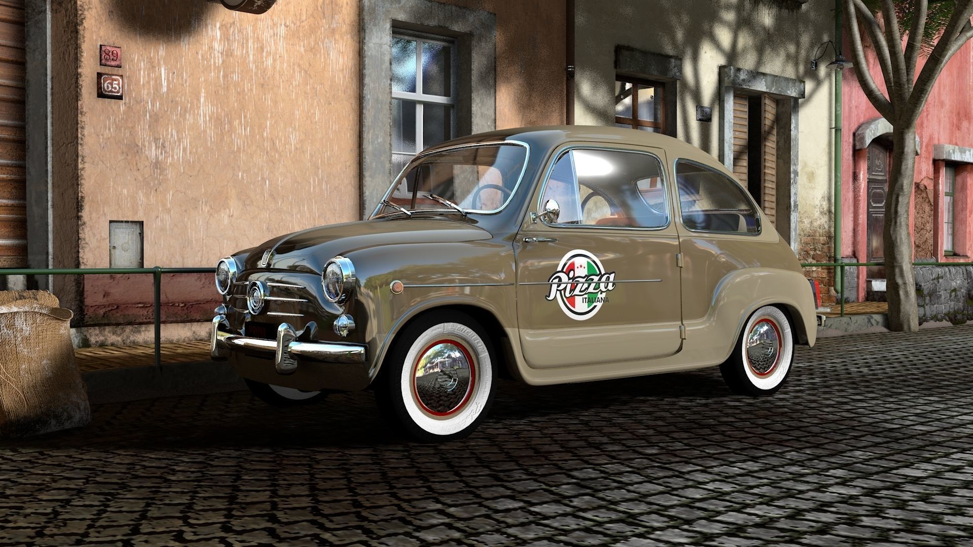 Fiat 600 1960 3D model | CGTrader