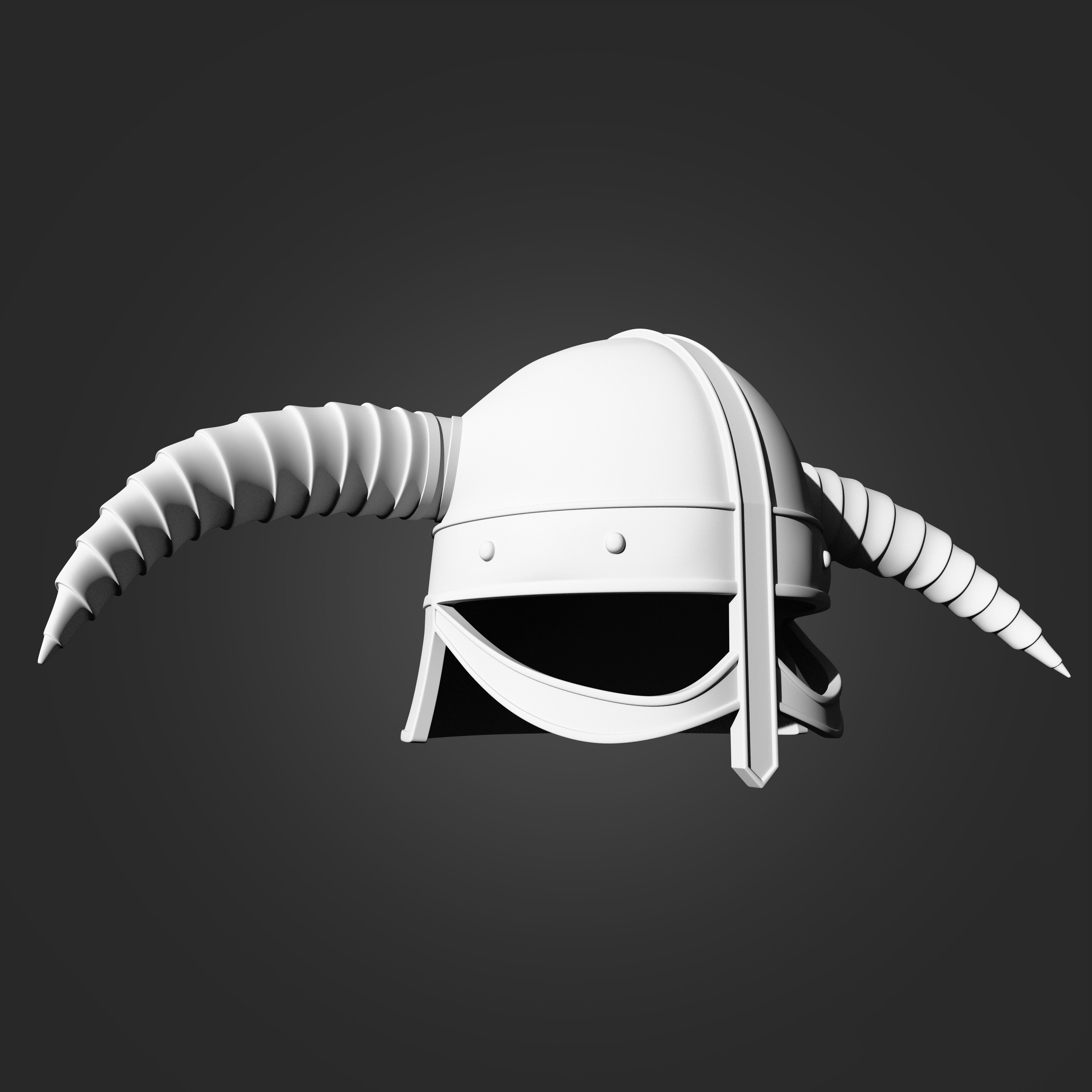 Dragonborn Helmet from Skyrim 3D model 3D printable | CGTrader