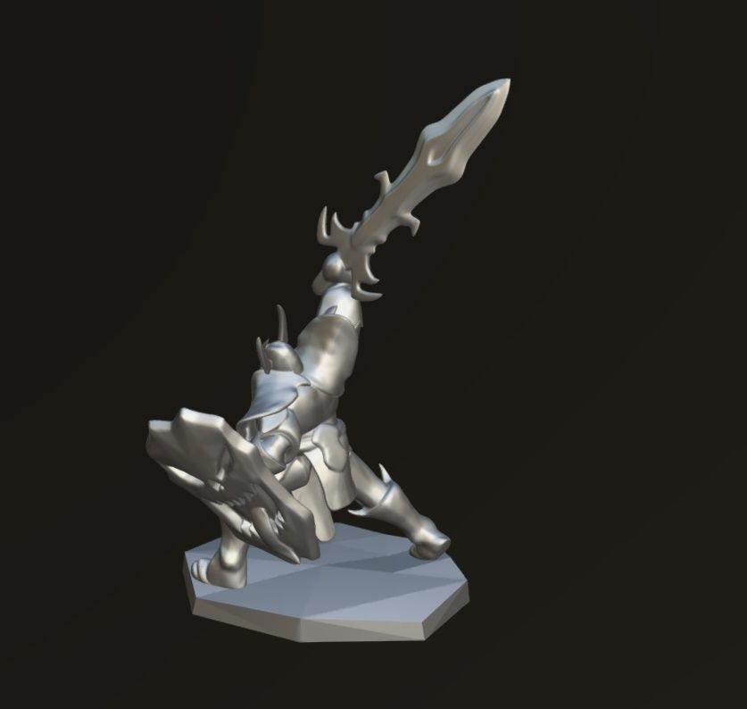 Dark knight 3D model 3D printable | CGTrader