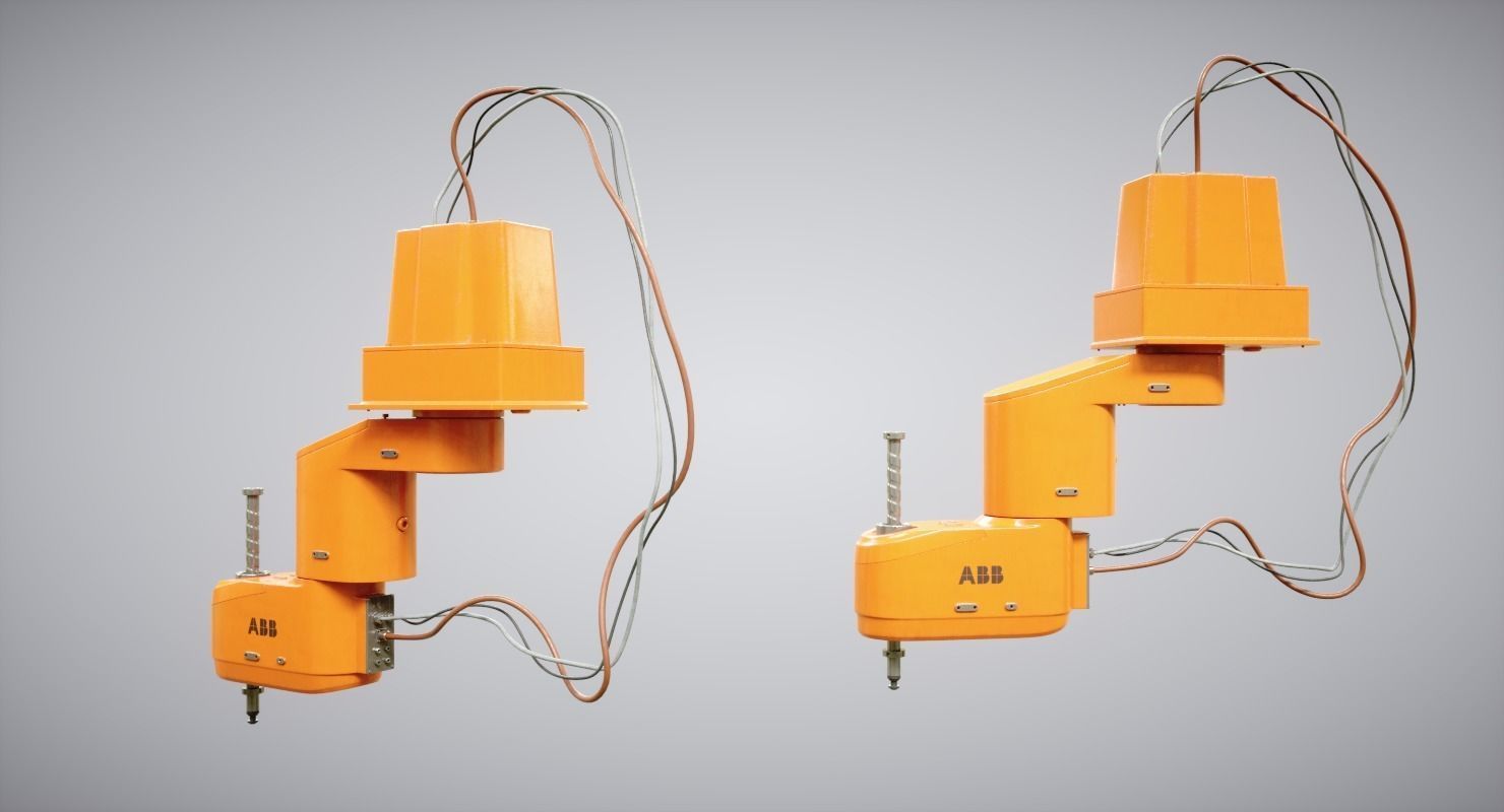 Industrial Robot IRB 910INV SCARA 3D model animated rigged | CGTrader